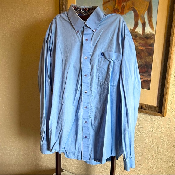 Cinch | Shirts | Cinch Rodeowestern Mens Light Blue Button Up | Poshmark